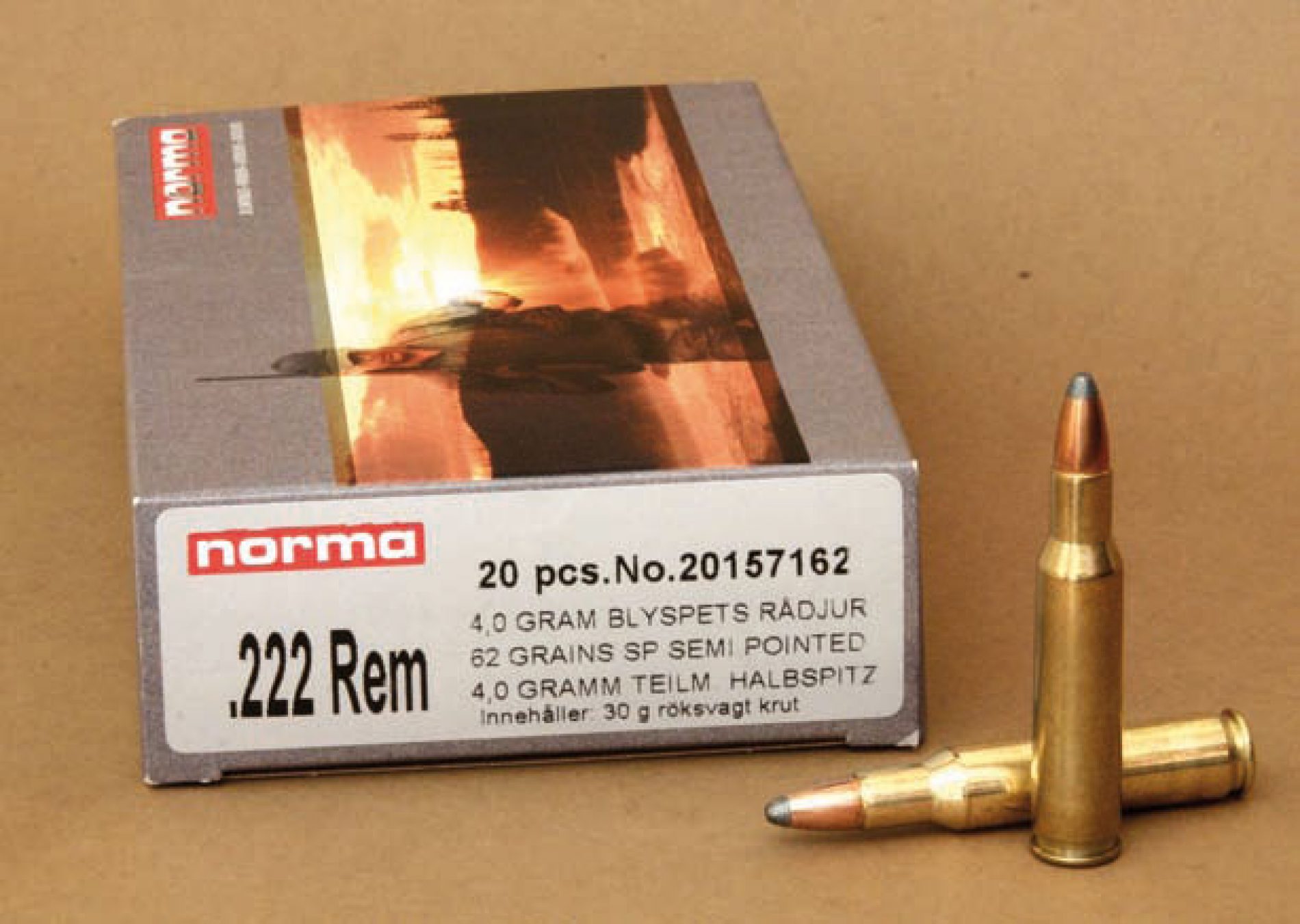 Cartucho Norma Soft Point 62 grains | Trofeo caza